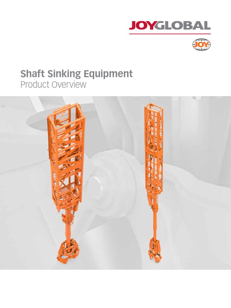 Shaft Sinking Equipment Brochure | PDF | Pump | Valve
