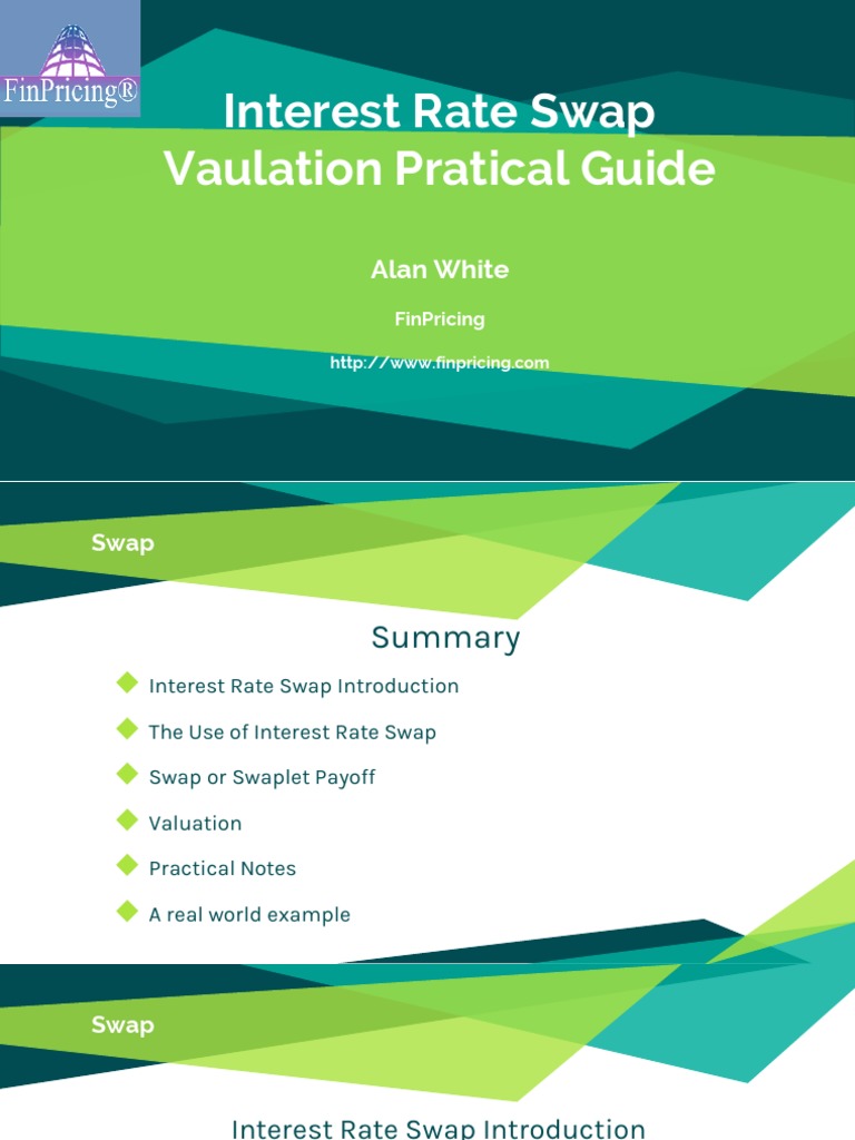 Interest Rate Swap Valuation Guide | PDF | Interest Rate Swap | Swap ...