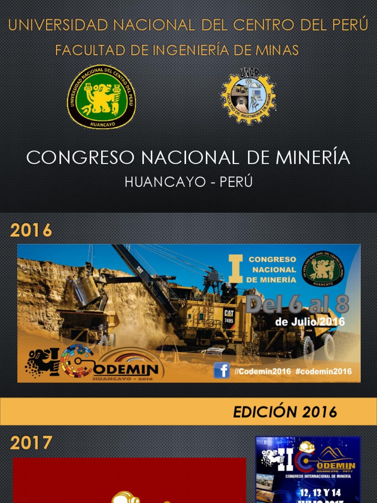 Presentacion Codemin 2018 | PDF