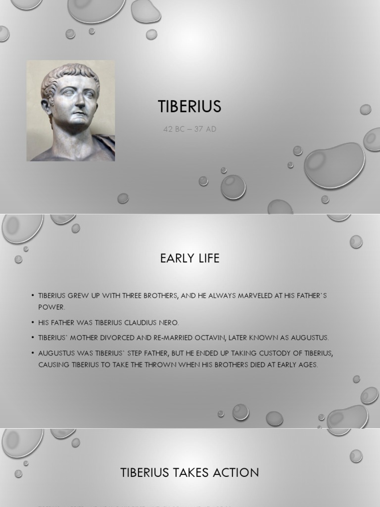 Tiberius: 42 BC - 37 AD | PDF