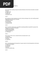 Solid Waste Management Question Bank | PDF | Municipal Solid Waste ...