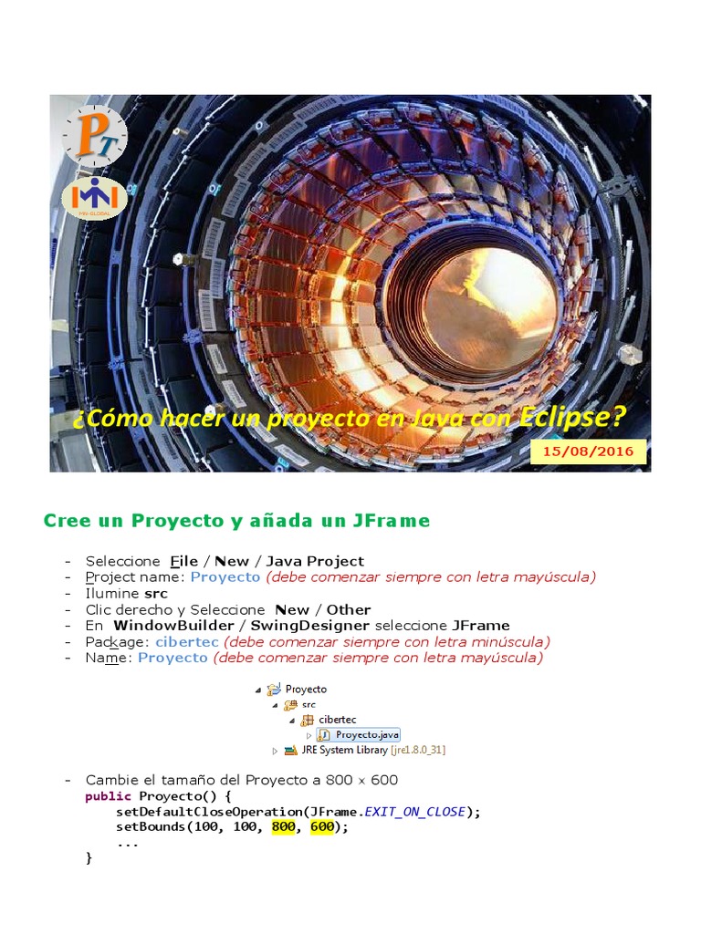 Cómo Hacer Un Proyecto en Java Con Eclipse 15-08-2016 | PDF | Point and ...