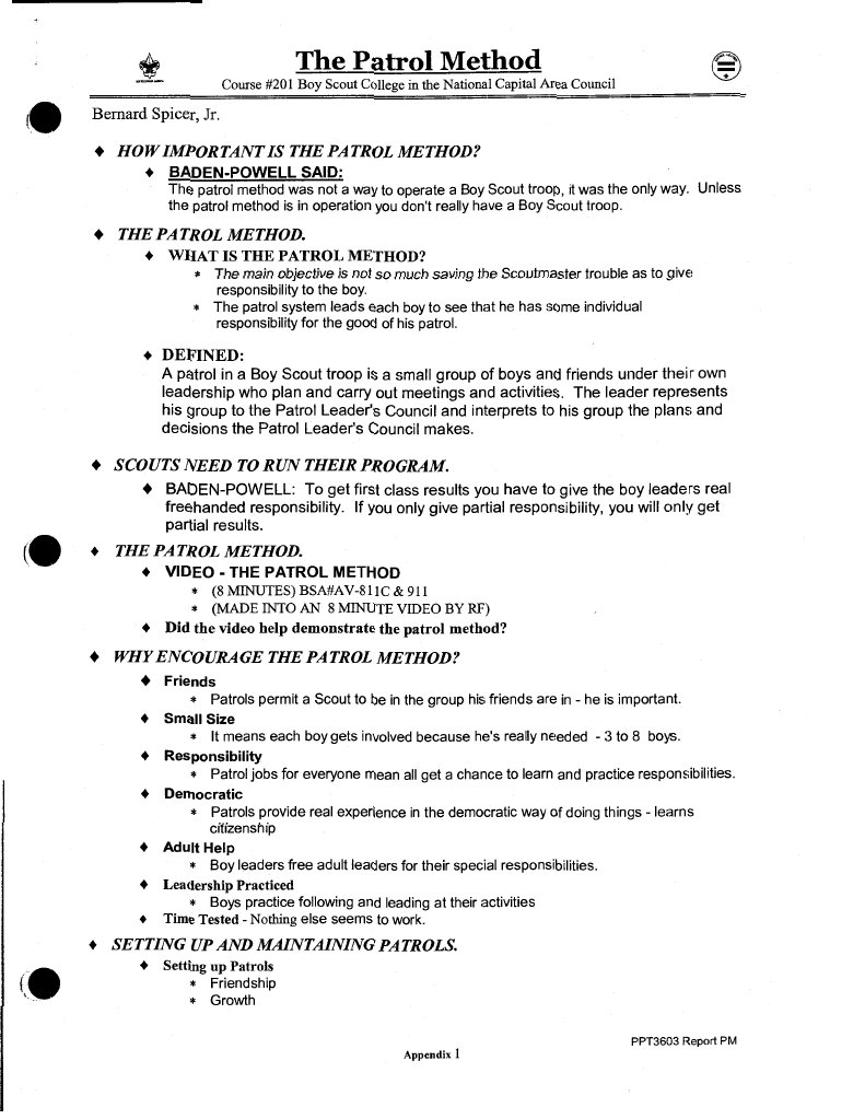 The Patrol Method | PDF