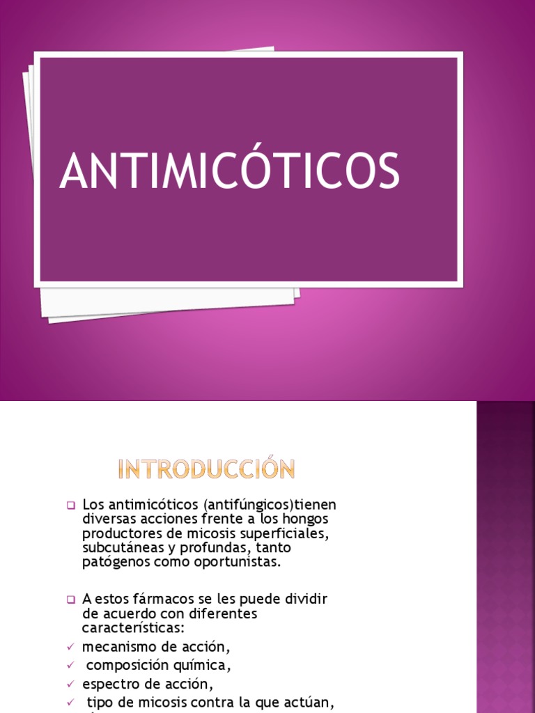 Antimicoticos | PDF | Hongo | Microbiología
