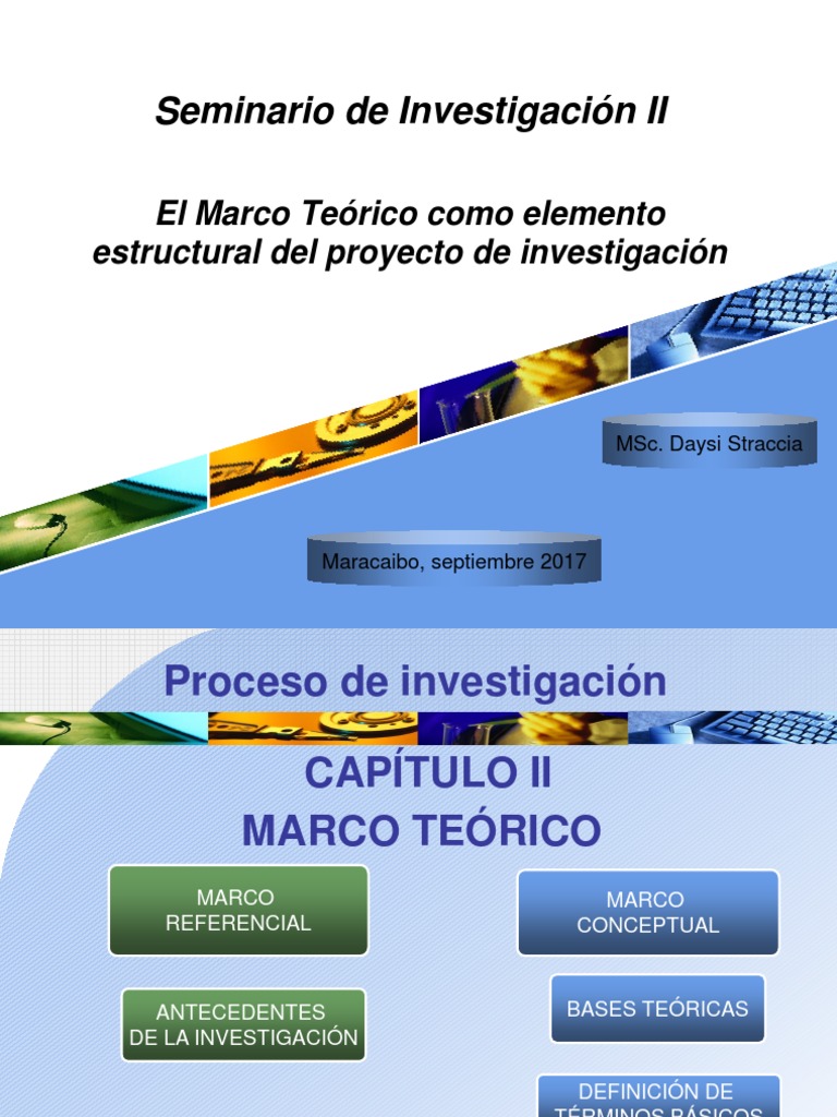 El Marco Teórico Como Elemento Estructural Del Proyecto de ...