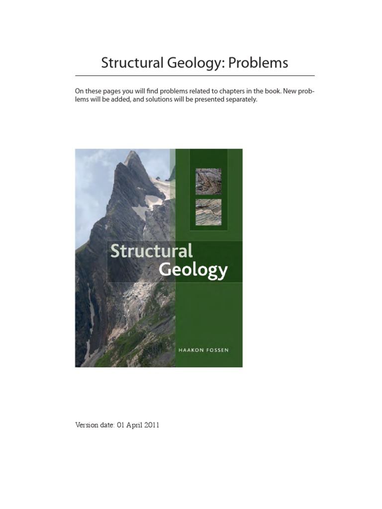 Structure Problems Web | PDF | Deformation (Mechanics) | Fault (Geology)