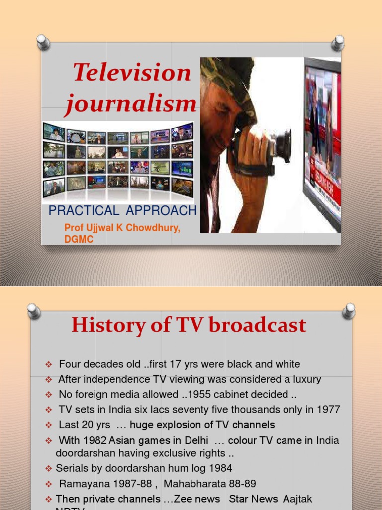 Television Journalism: Practical Approach | PDF | Technological ...