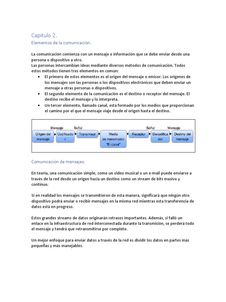 Capitulo 2 Cisco CCNA 1 | PDF | Modelo osi | Protocolos de comunicaciones