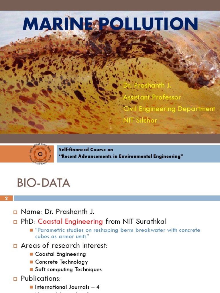 Marine Pollution | PDF | Eutrophication | Water Pollution