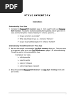 Social Styles Self-Assessment Guide | PDF | Psychology | Behavioural ...