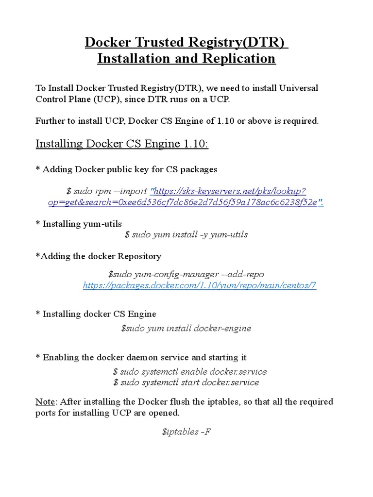 DTR Installation and High Availability | PDF | Sudo | Public Key ...