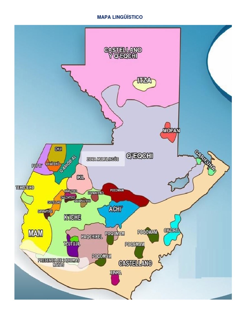 Mapa Lingüístico de Guatemala | PDF