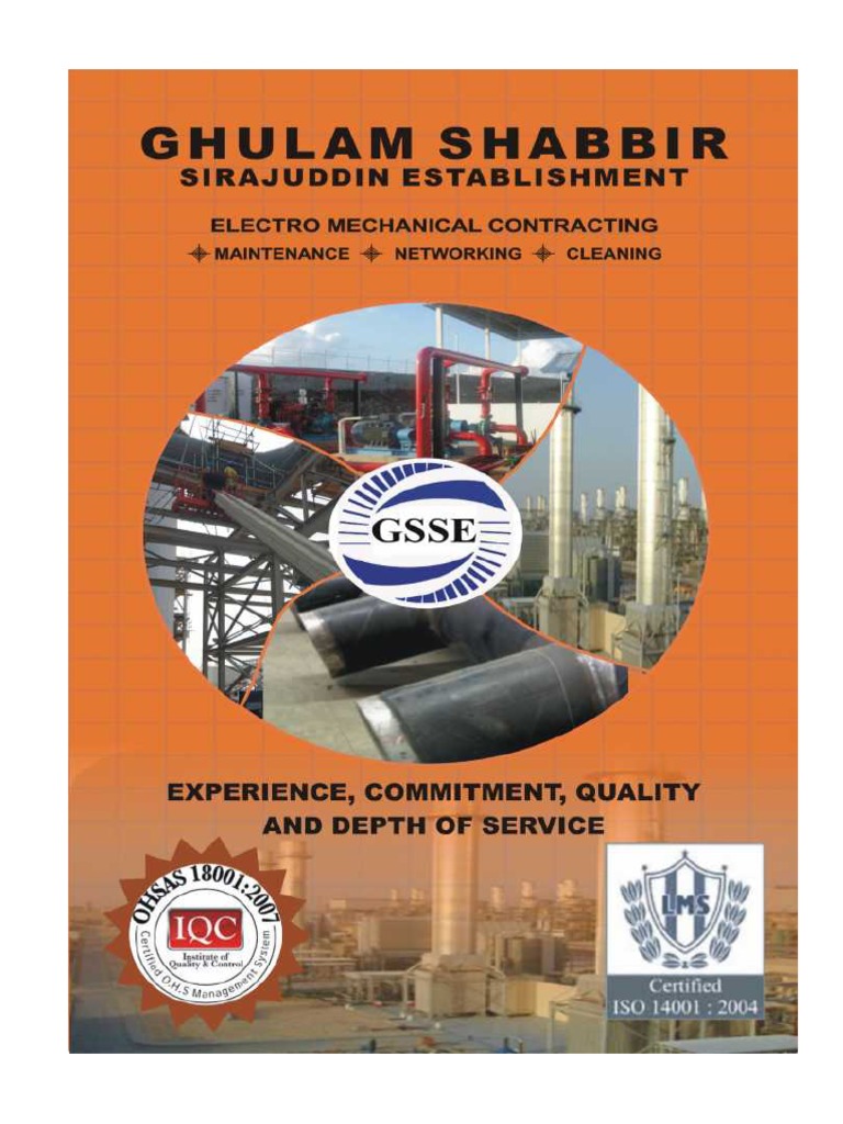 GSSE Profile | PDF | Safety | Pipe (Fluid Conveyance)