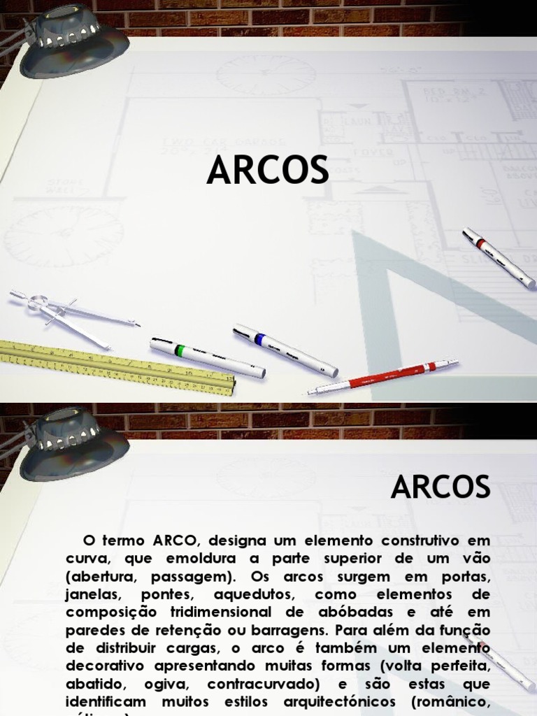 Partes de Un Arco+ PDF | PDF | Elementos arquitetônicos | Estilos ...