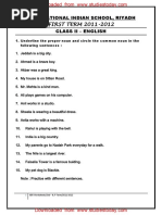 Class 4 Paragraph Writing Topics | PDF | Zoo