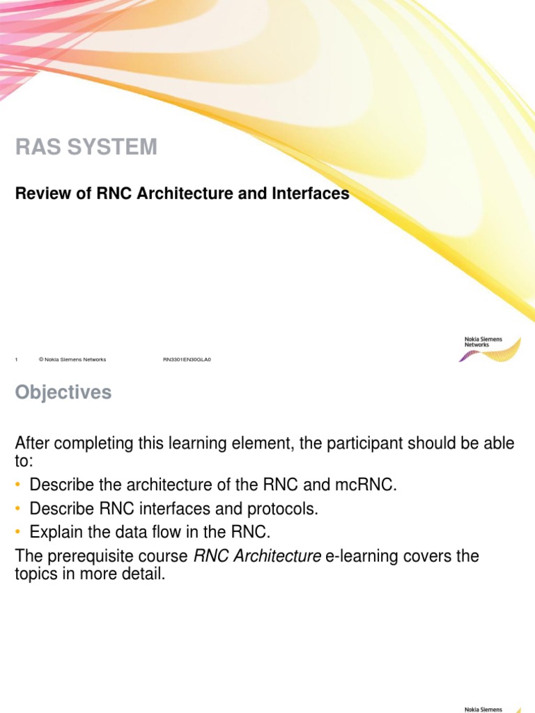 Ras System: Review of RNC Architecture and Interfaces | PDF | Mobile ...