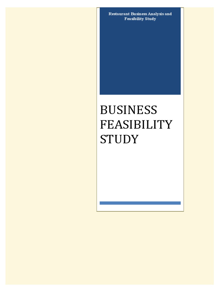 Feasibility Report PDF | PDF | Expense | Economies