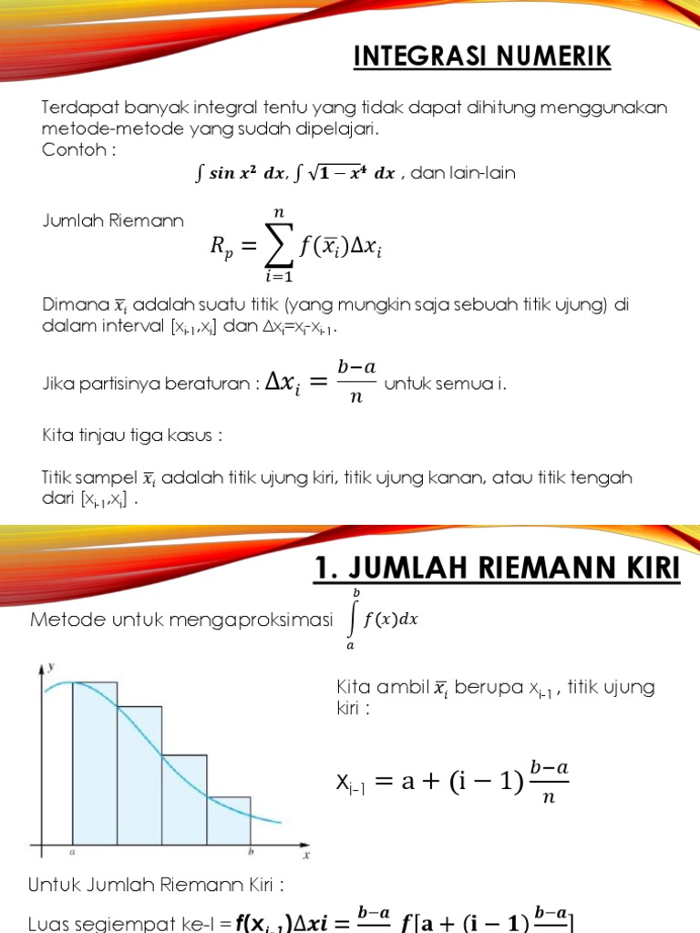 Integrasi Numerik | PDF