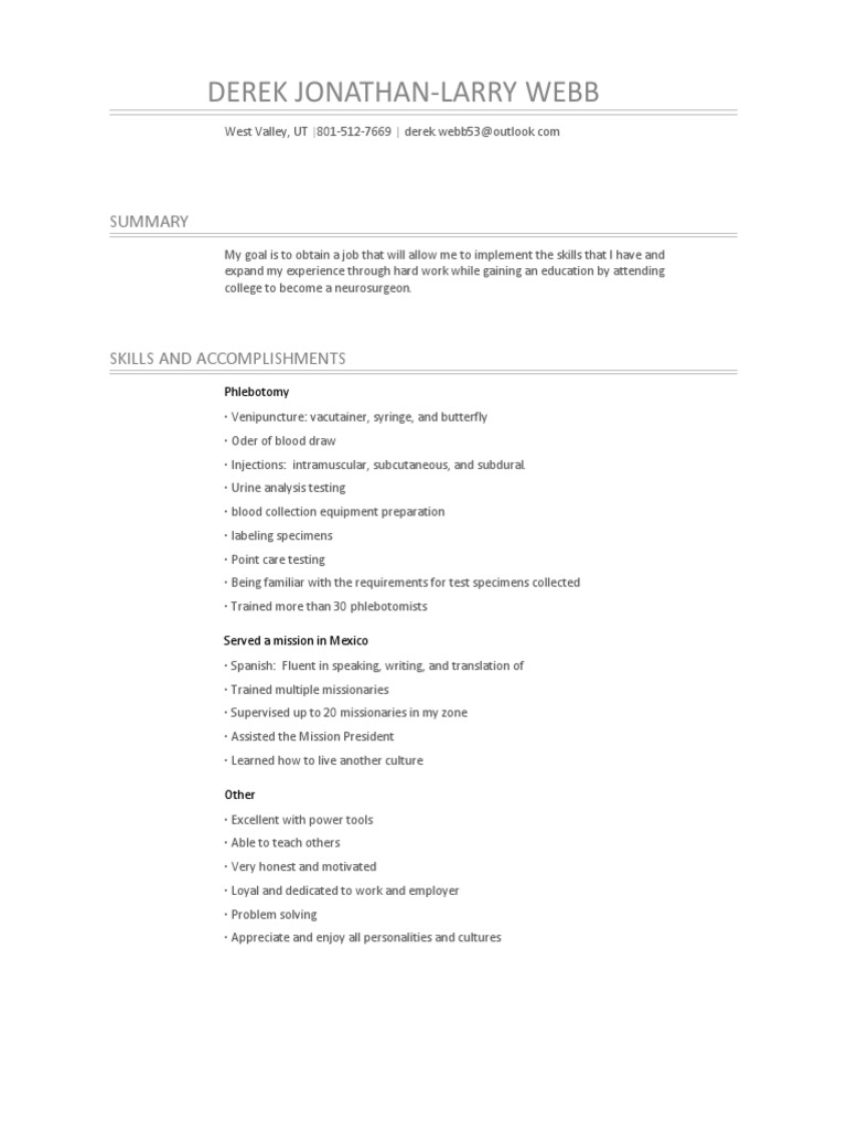 Djs Resume | PDF | Business