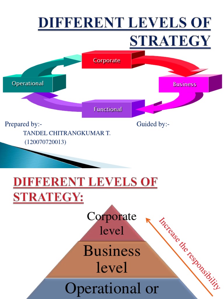 Different Levels of Strategy | PDF | Strategic Management | Competition