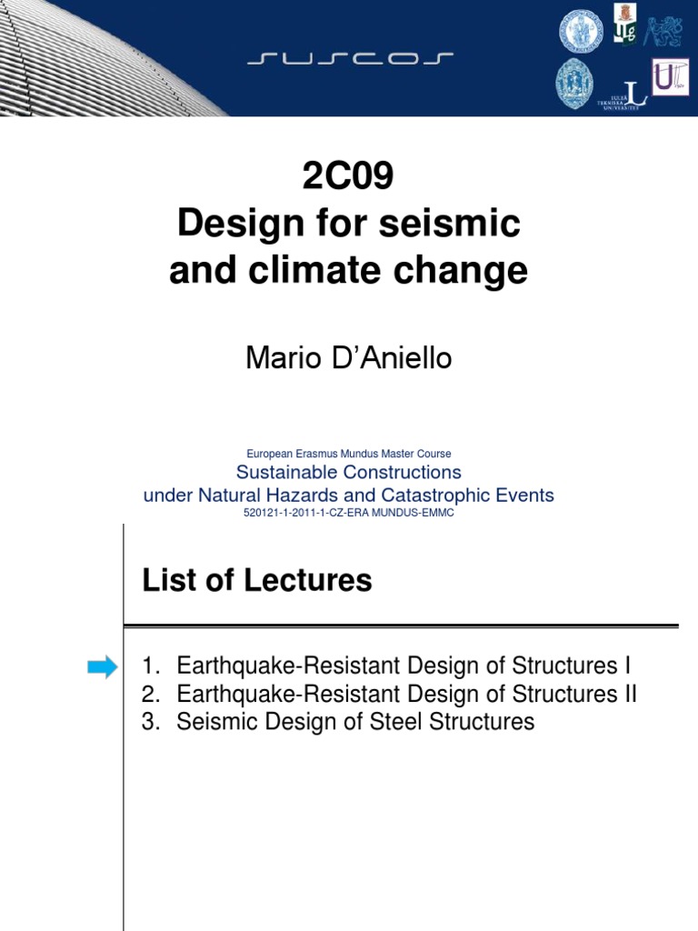 L11-12 - Seismic Hazard and Risk - Principles of Earthquake Resistant ...