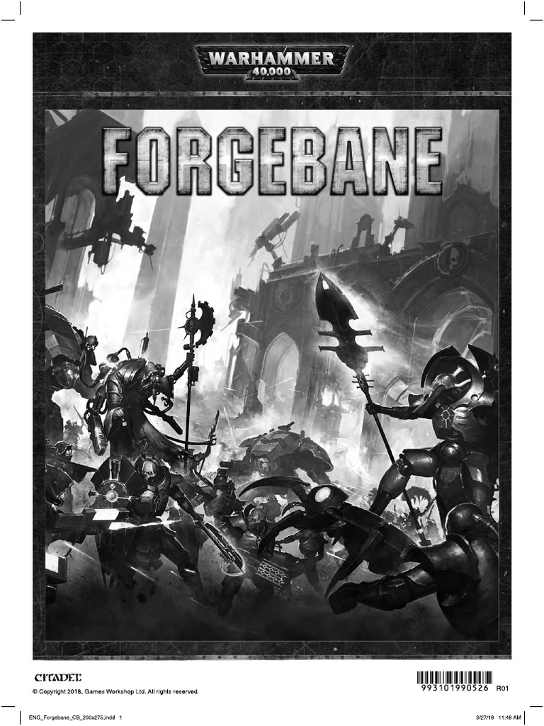 Forgebane Model Instructions PDF W40K | PDF | Tabletop Games | Board Games