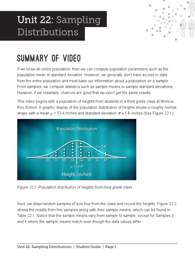 AgainstAllOdds StudentGuide Set3 | PDF | Normal Distribution | Standard Deviation