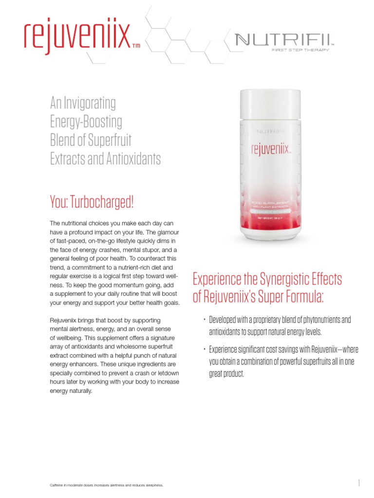Rejuveniix: Superfruit Energy Blend | PDF | Superfood | Berry