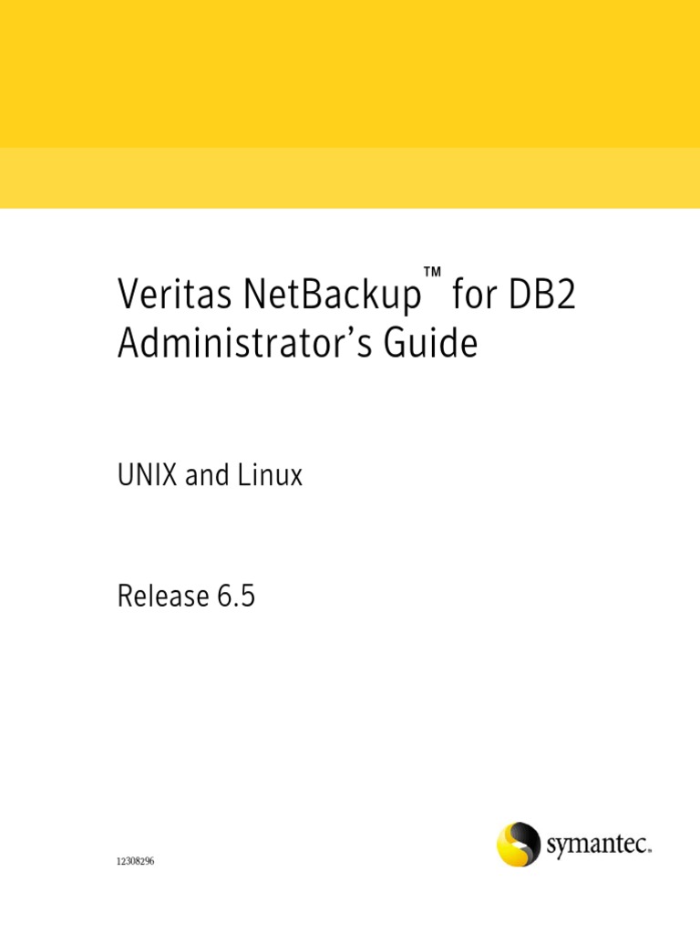 Veritas Netbackup For Db2 Administrator'S Guide: Unix and Linux | PDF ...