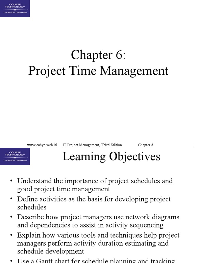 Chap06 Project Time Management | PDF | Project Management | Business