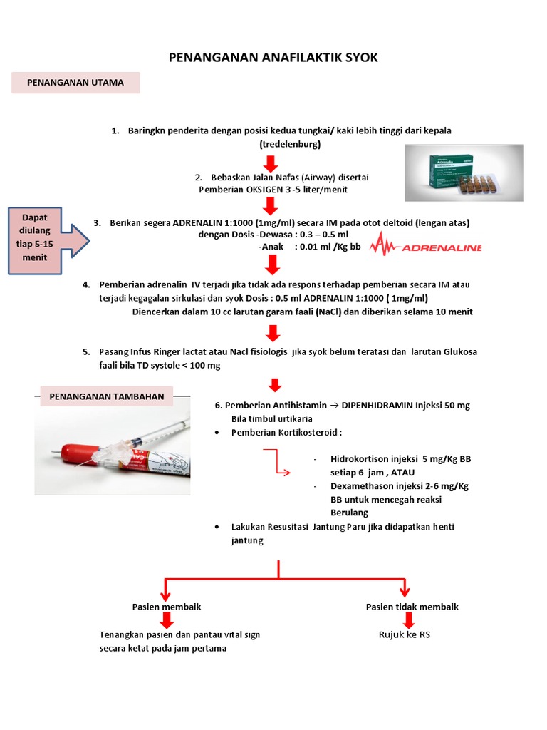 Penanganan Anafilaktik Syok | PDF