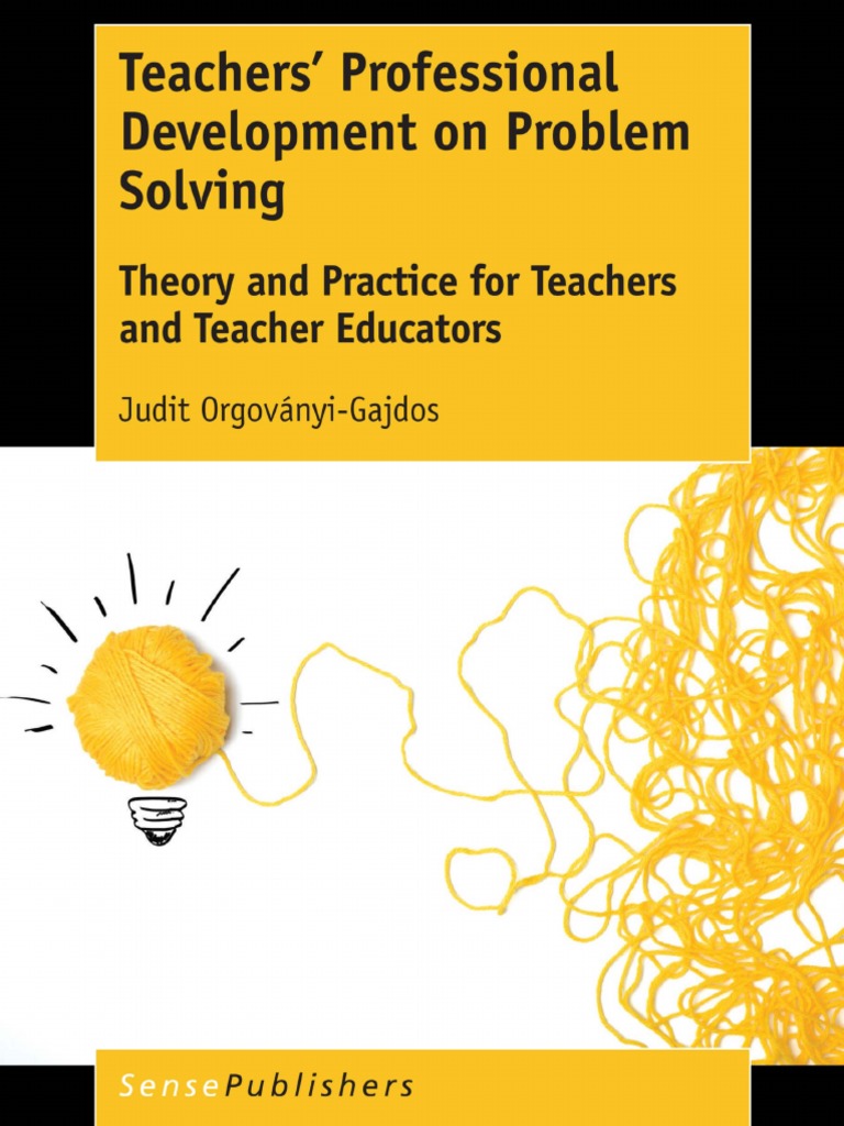 Judit - Teachers' Professional Development On Problem Solving | PDF ...