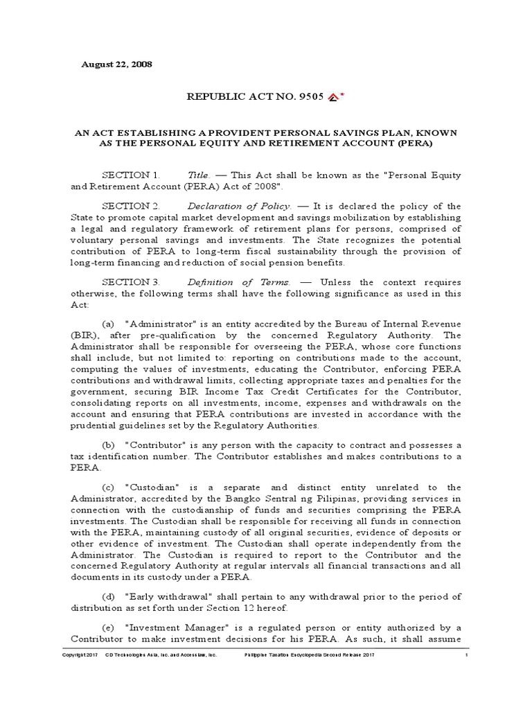 Ra 9505 | PDF | Securities (Finance) | Taxes