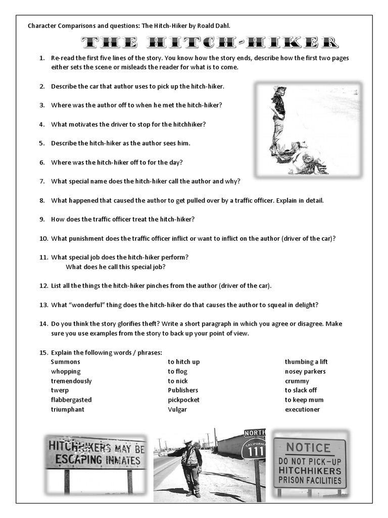 Analysis and Questions on The Hitch-Hiker | PDF | Hitchhiking