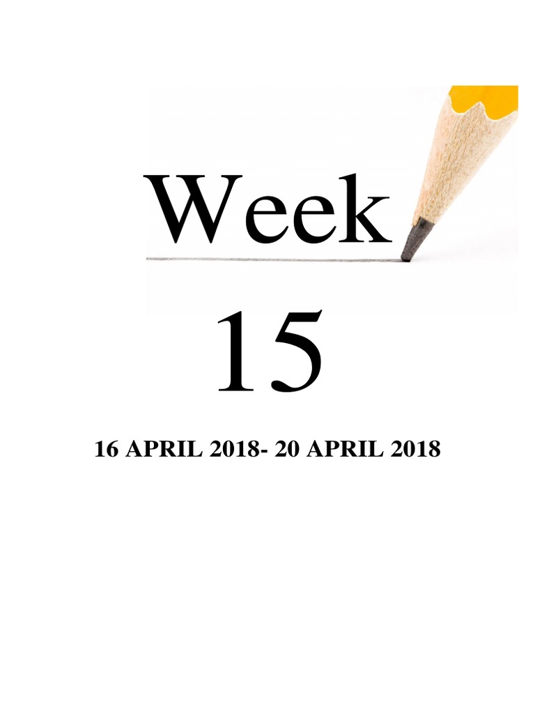 Cover Page Week | PDF