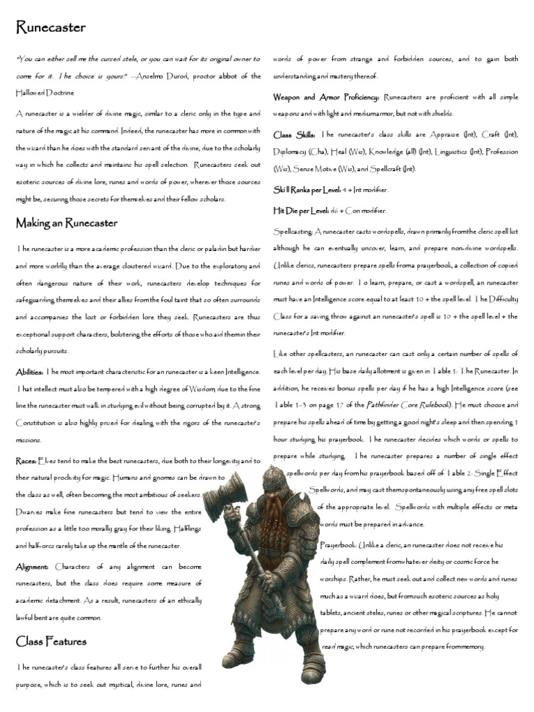 Rune Caster | PDF | Magic (Paranormal) | Runes