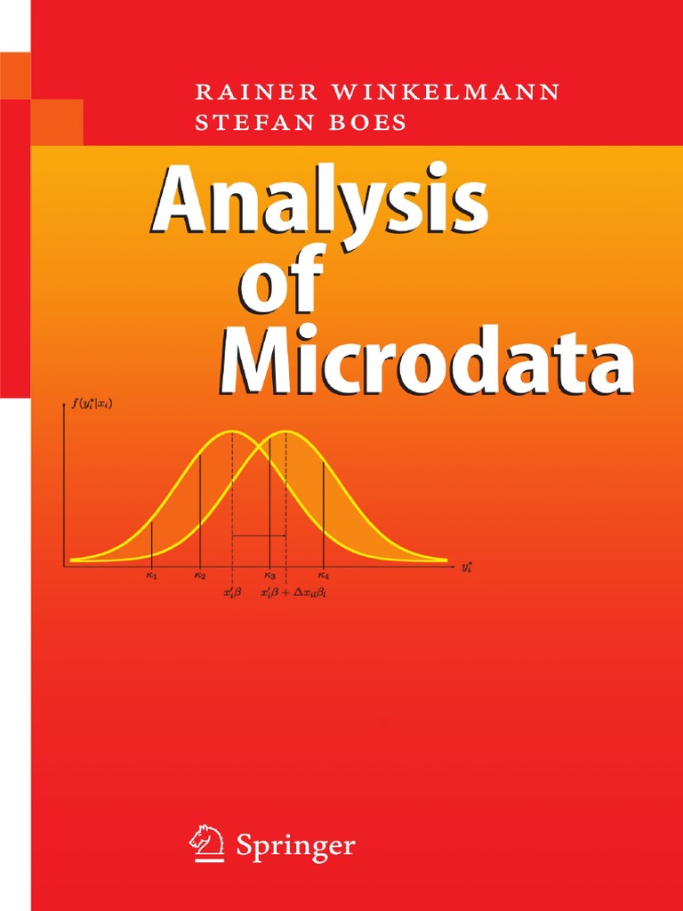 Analysis of Microdata | PDF | Ordinary Least Squares | Regression Analysis