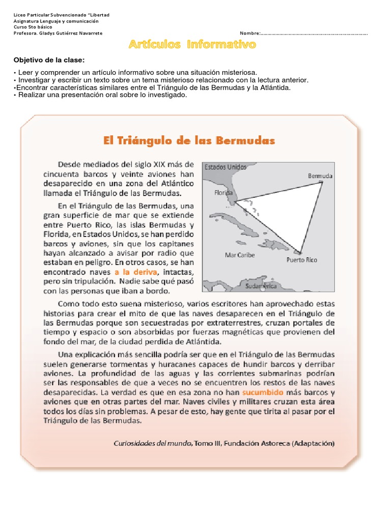 Triangulo de Las Bermudas 5to | PDF | Atlantis