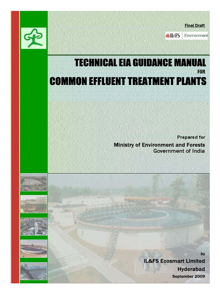 Common Effluent Treatment Plants: Technical Eia Guidance Manual | PDF ...