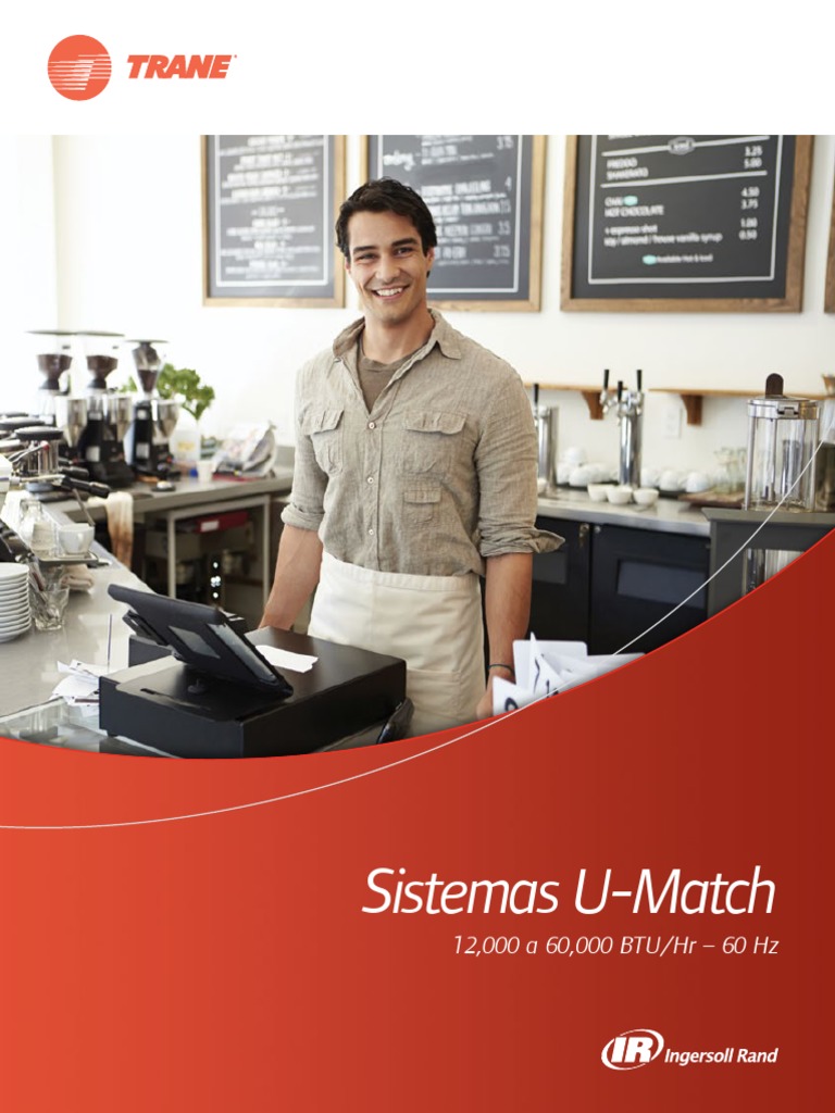 Split Piso Techo Trane Peru Catalogo Comercial | PDF | Caldera | Bomba de calor