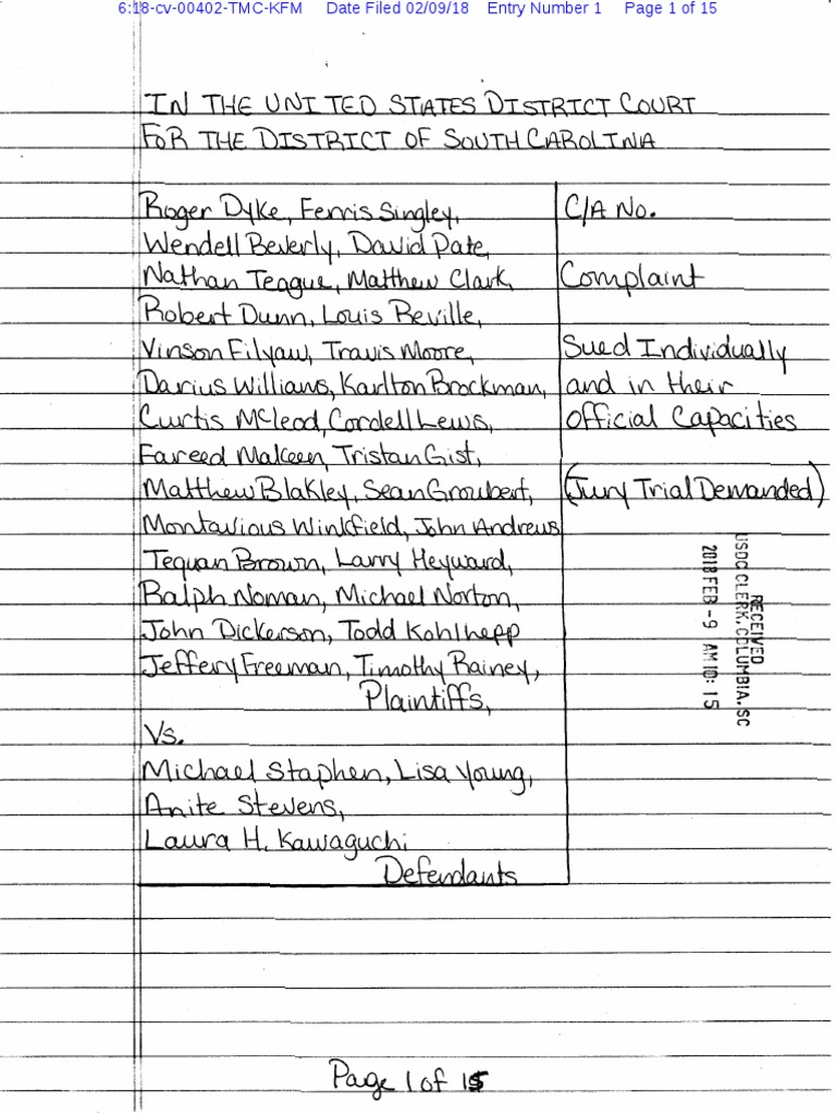 Todd Kohlhepp - Skip Reville Prison Treatment Lawsuit | PDF | Bivens V ...