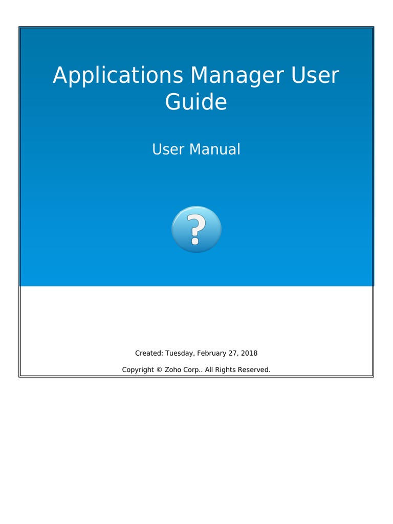 AppManager User Guide | PDF | Oracle Database | Application Software