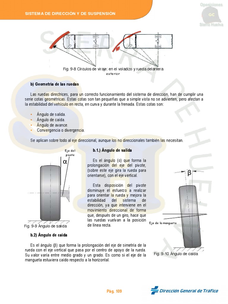 Ángulos de Las Ruedas Del Vehículo | PDF | Direccion | Eje