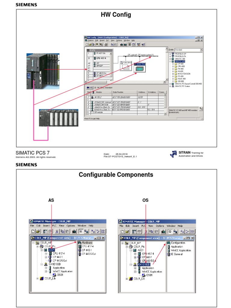 HW Config: Simatic Pcs 7 | PDF | Operating System | Personal Computers