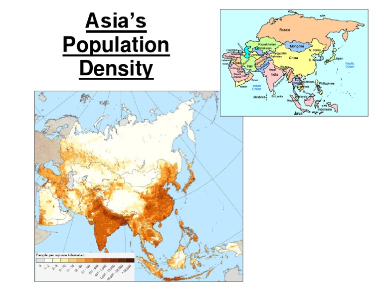Asia Population Maps | PDF