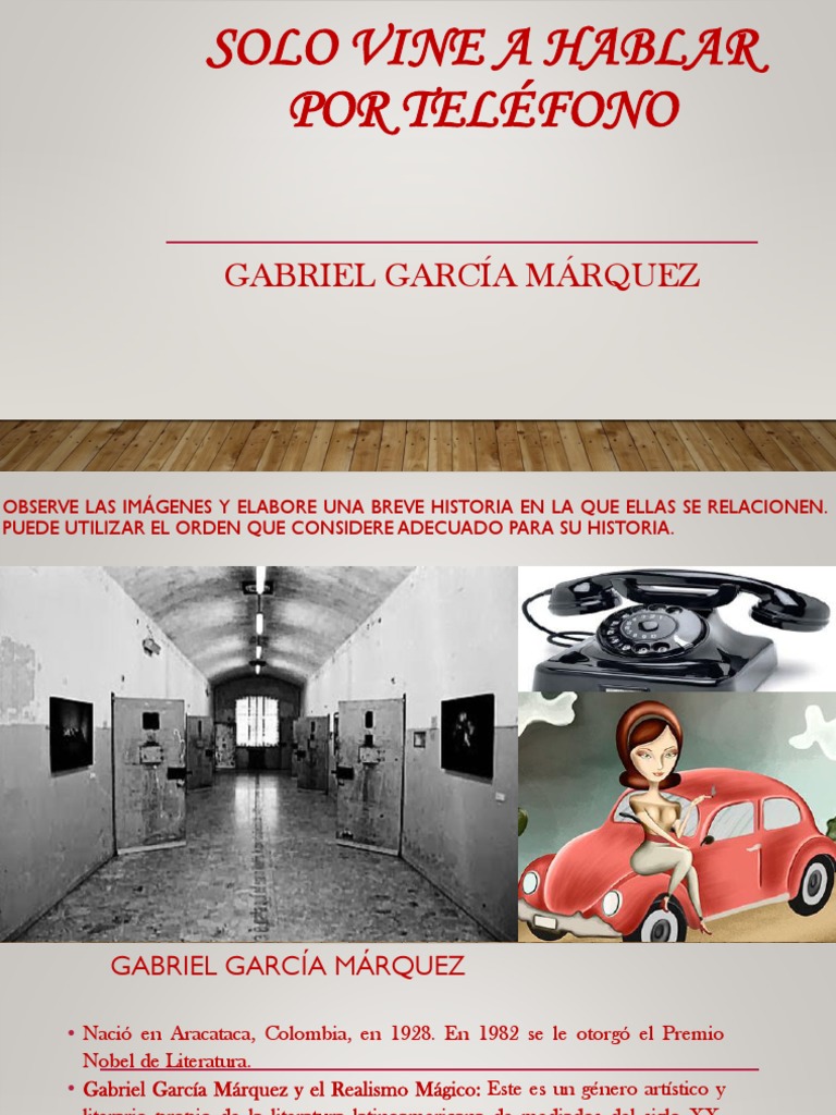 Clase 4 - Contextualiación Solo Vine A Hablar Por Teléfono | PDF