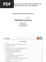 RBE2 Vs RBE3 Rigid Finite Element | PDF | Stiffness | Finite Element Method