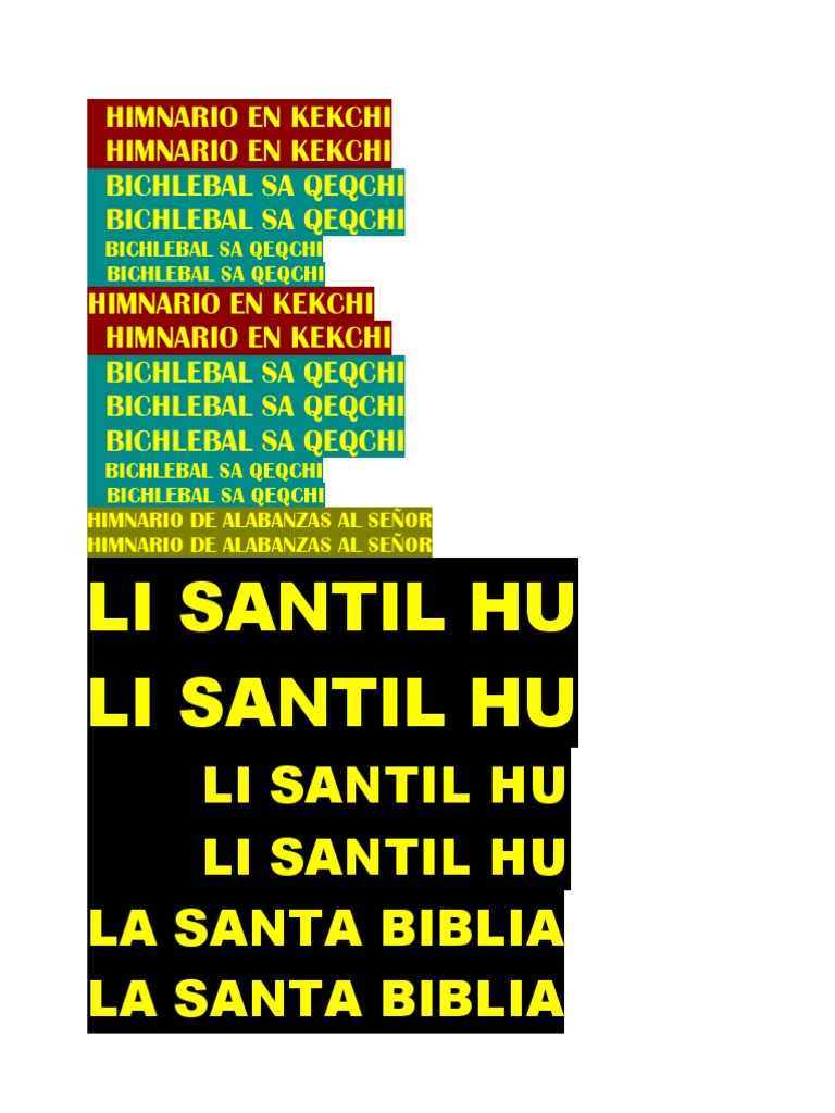 Himnario en Kekchi | PDF