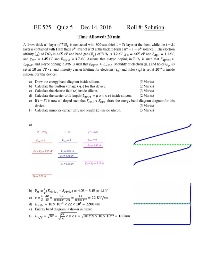 Quiz 5 Solution PDF | PDF | Technology & Engineering