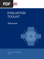 USAID Monitoring, Evaluation and Learning Ressources | PDF | Business